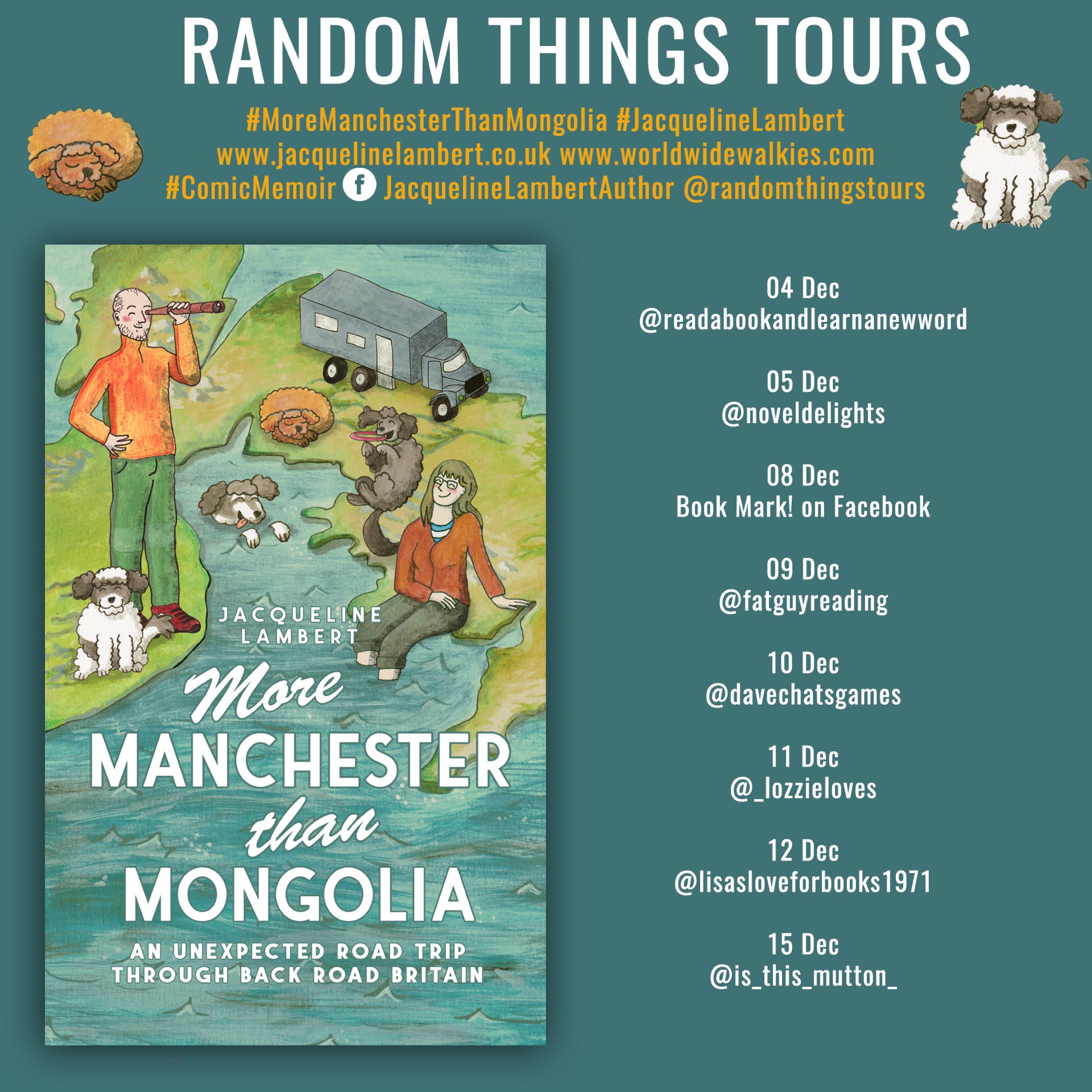 Comic Dog/Travel Memoir Blog Tour – More Manchester Than Mongolia by Jacqueline Lambert: Mid ...